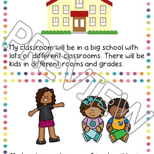 Going to School Social Skills Story, Starting School, First Day of ...