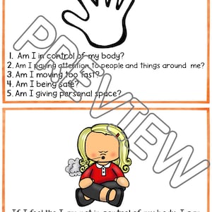 Body Awareness Social Skills Story, Body Safety Story, Body Safety ...