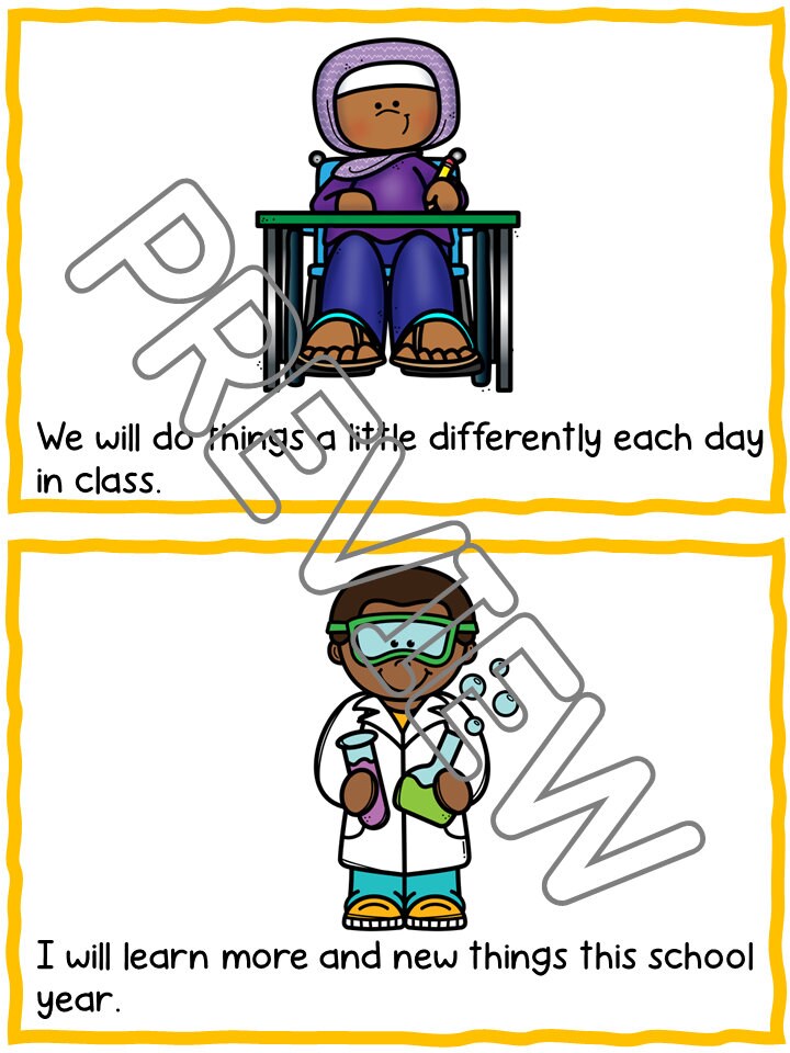 New School Year Social Skills Story, New Grade, New Classroom, New ...