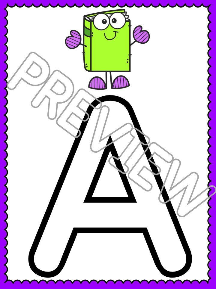 Back to School Playdough Mats, School Supply Theme, Alphabet Playdough ...