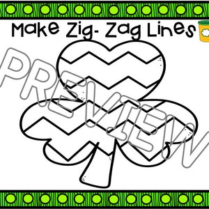 Printable St. Patricks Day Playdough Mats, Shamrock Playdough, Shamrock ...