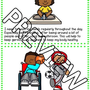 Taking Care of My Body Social Skills Story, Personal Hygiene Social ...