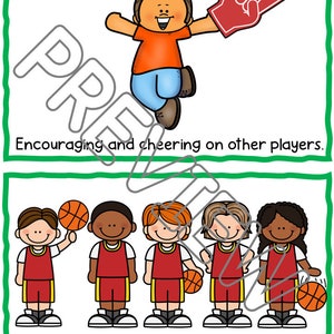 Good Sportsmanship Social Skills Story, Playing Sports Social Skills ...