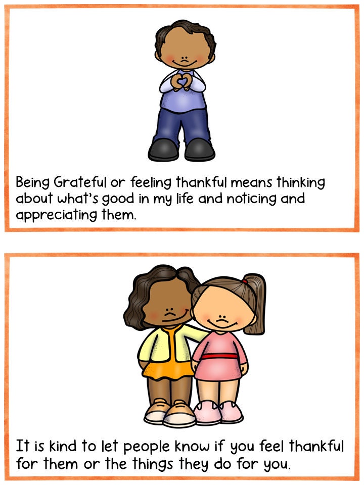 Grateful Social Skills Story, Thankful Social Skills Story, I Am ...