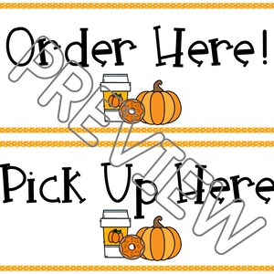 Pumpkin Cafe Dramatic Play Set, Halloween Dramatic Play, Coffee Shop ...