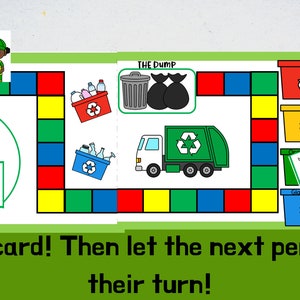 Recycling Learning Bundle, Printable Recycling Lesson, Preschool ...