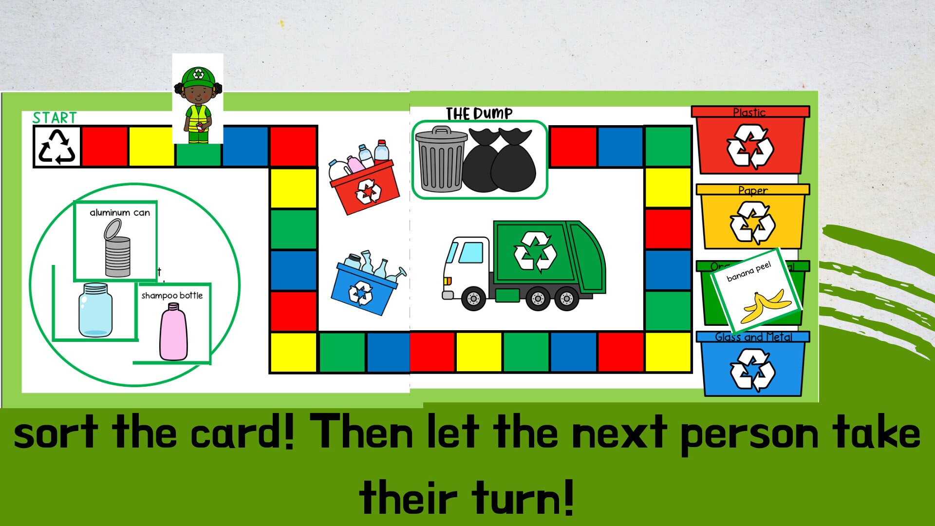 Recycling Learning Bundle, Printable Recycling Lesson, Preschool ...