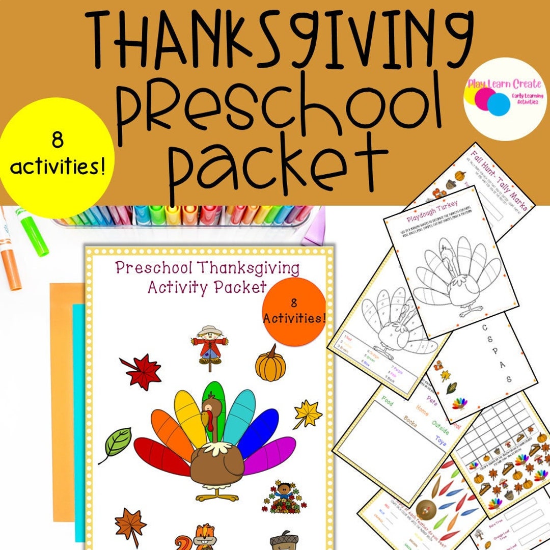 Thanksgiving Learning Book, Preschool Activities, Fall Learning ...
