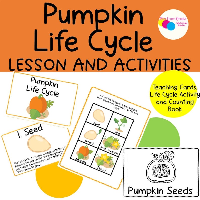 Pumpkin Life Cycle Lesson, Pumpkin Lesson, Pumpkin Activities, Pumpkin ...