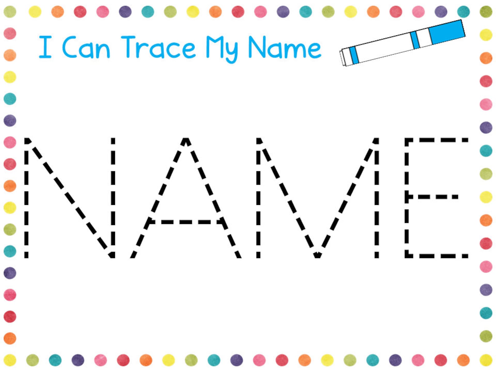 Personalized Name Workbook, Printable Name Book, Editable Name Activity ...