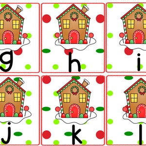 Gingerbread Letter and Number Games, Gingerbread Preschool Math ...