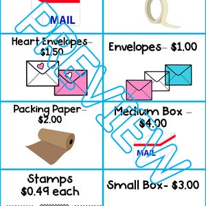Post Office Dramatic Play Set, Printable Play, Pretend Play Kit ...