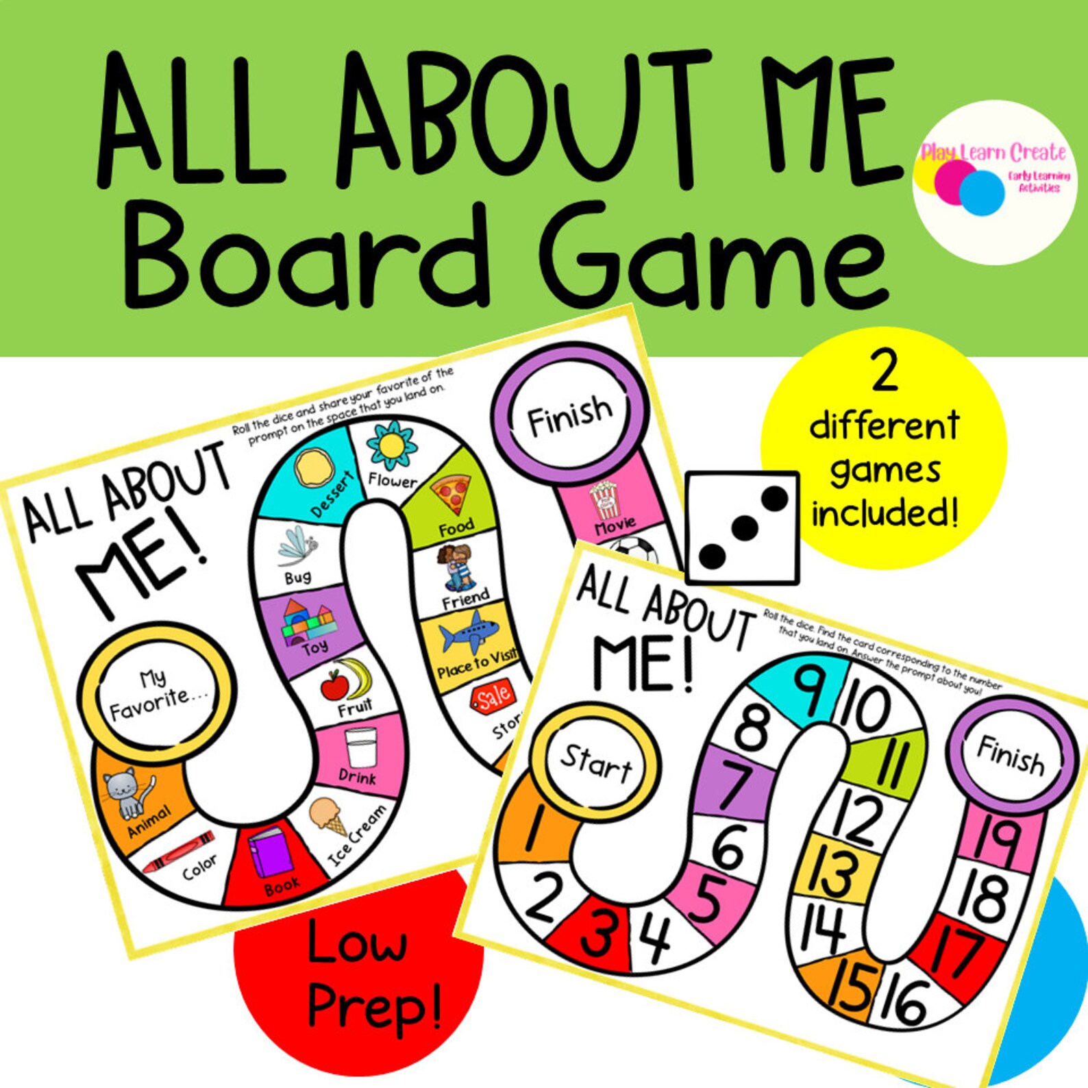 All About Me Theme Bundle, All About Me Preschool Activities, All About ...