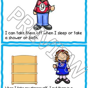 Getting Glasses Social Skills Story, Printable Social Skills Story ...