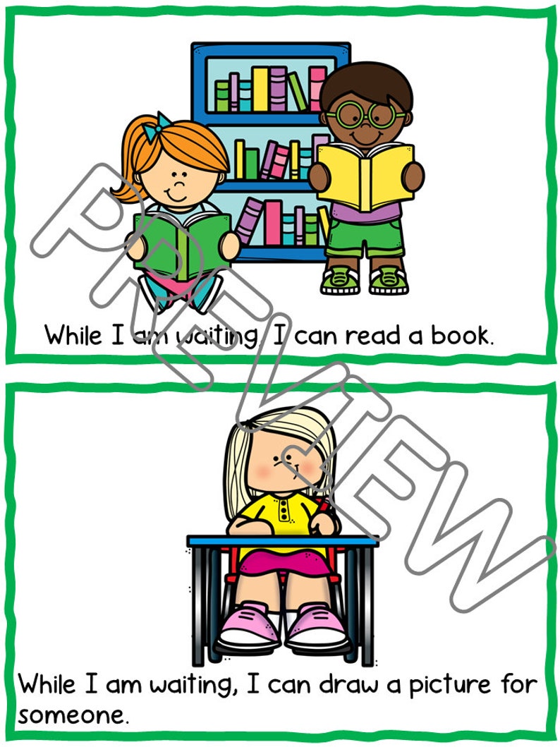 Waiting Social Skills Story, Patience Social Skills Story, Patience ...