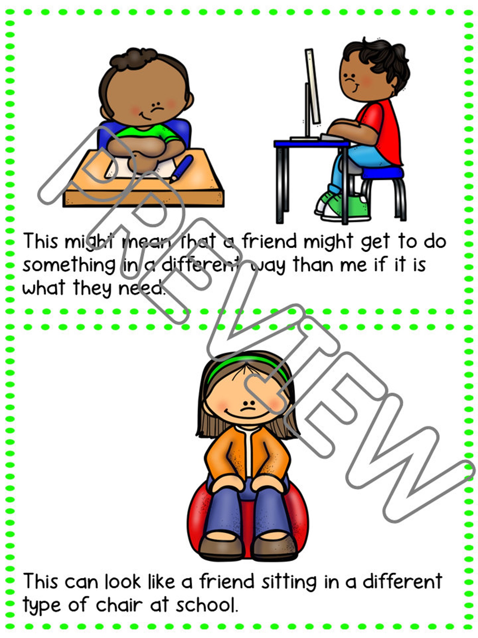 Fairness Social Skills Story, Fairness Lesson, It's Not Fair Story ...