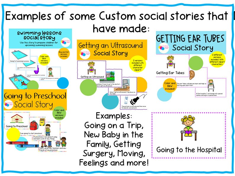 Custom Social Skills Story, Social Emotional Learning, Printable Social ...