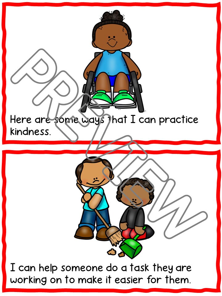Kindness Social Skills Story, Social Skills for Preschool, Friendship ...