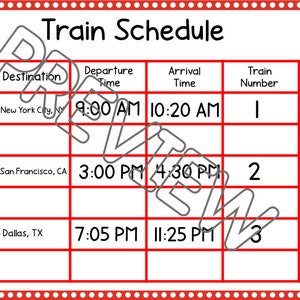 Train Station Dramatic Play, Pretend Play, Printable Play Kit, for ...