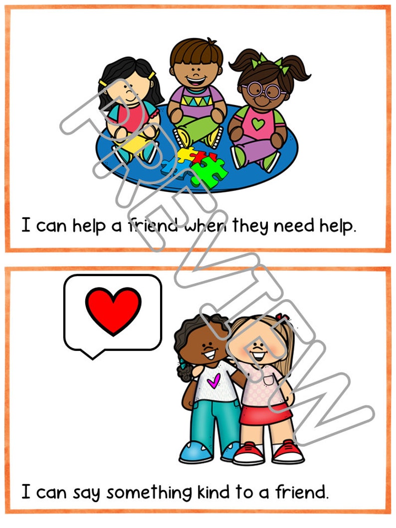 Playing With Friends Social Skills Story, Printable Social Skills Story ...