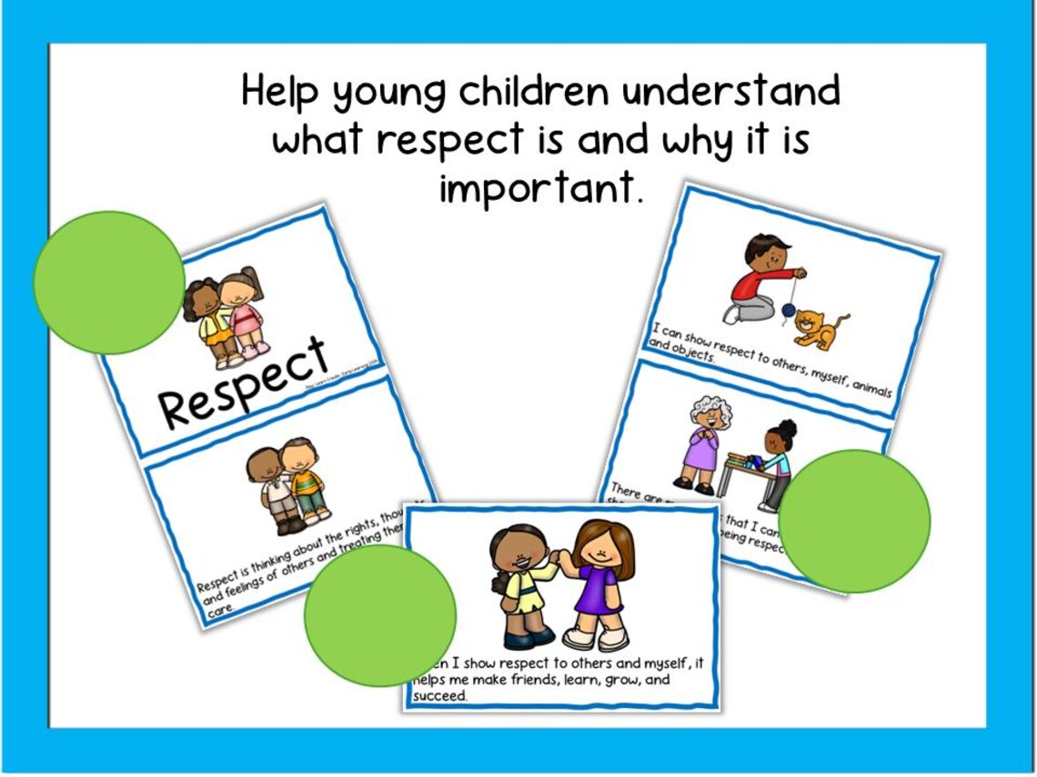 Respect Social Skills Story for Social Emotional Learning in Preschool ...