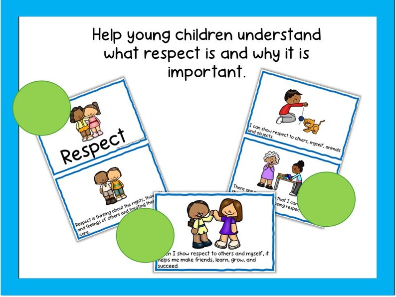 Respect Social Skills Story for Social Emotional Learning in Preschool ...