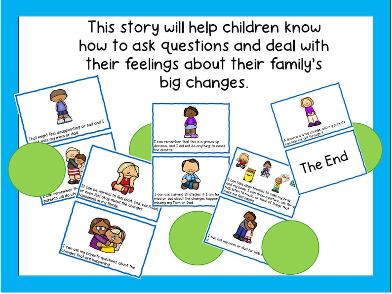 Divorce Social Skills Story, Family Change Story, Social Emotional ...