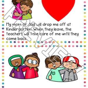 Starting Kindergarten Social Skills Story, Going to Kindergarten ...