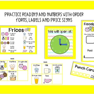 Bunny Cafe Dramatic Play Set, Easter Pretend Play Set, Printable Play ...