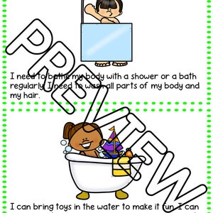 Taking Care of My Body Social Skills Story, Personal Hygiene Social ...