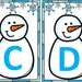 Winter Letter Cards, Winter Number Cards, Preschool Learning Activities ...