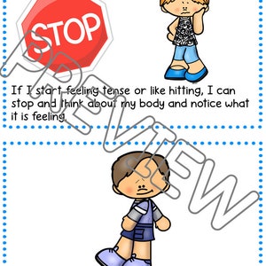 Hitting Social Skills Story, Hitting Visuals, Safety Story, No Hitting ...