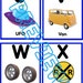 Printable Alphabet Cards, Transportation Theme Alphabet, ABC Cards ...