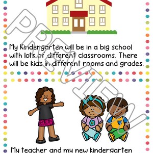 Starting Kindergarten Social Skills Story, Going to Kindergarten ...