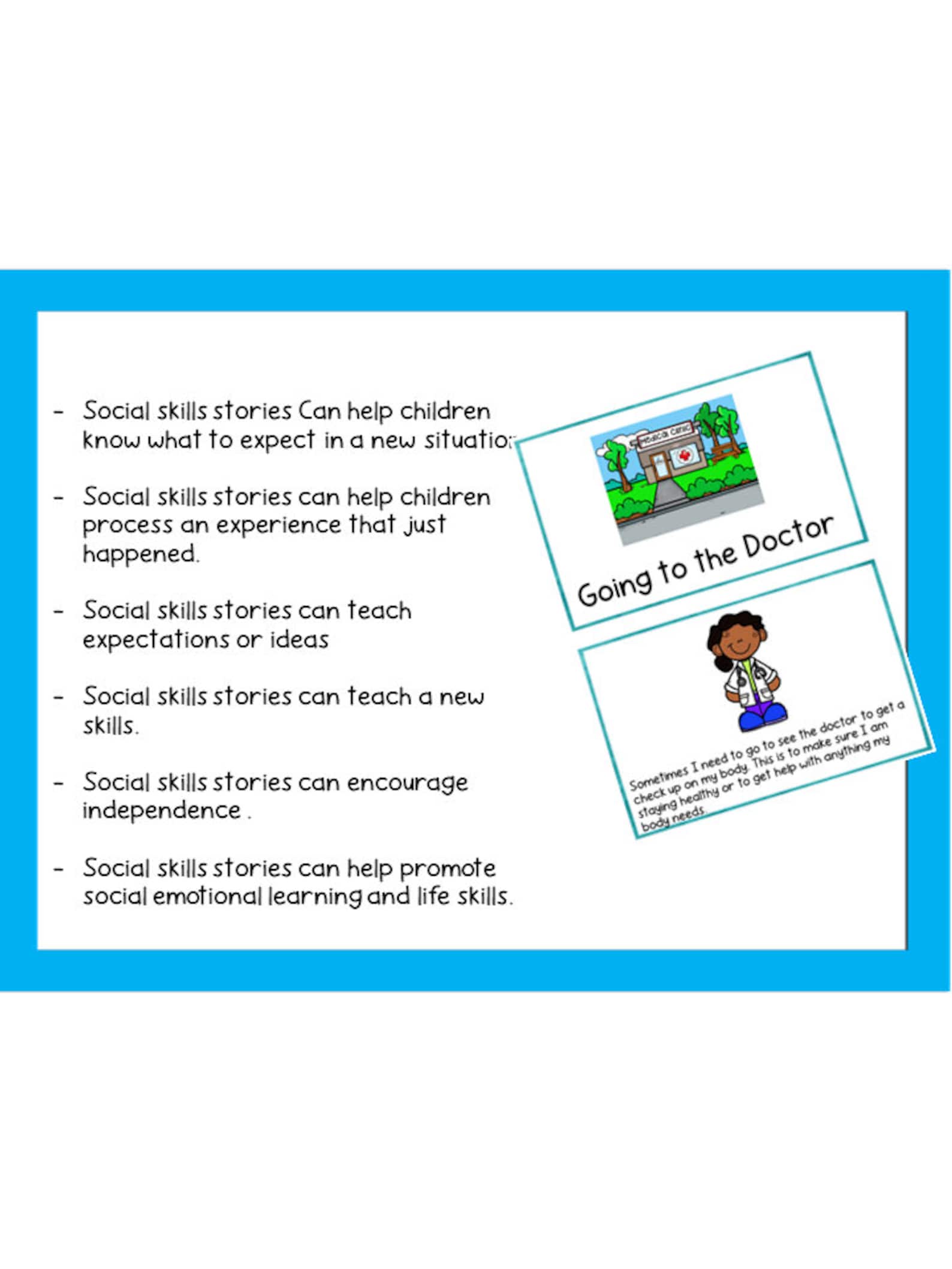 Medical Social Skills Stories, Doctor Social Skills Story, Dentist ...