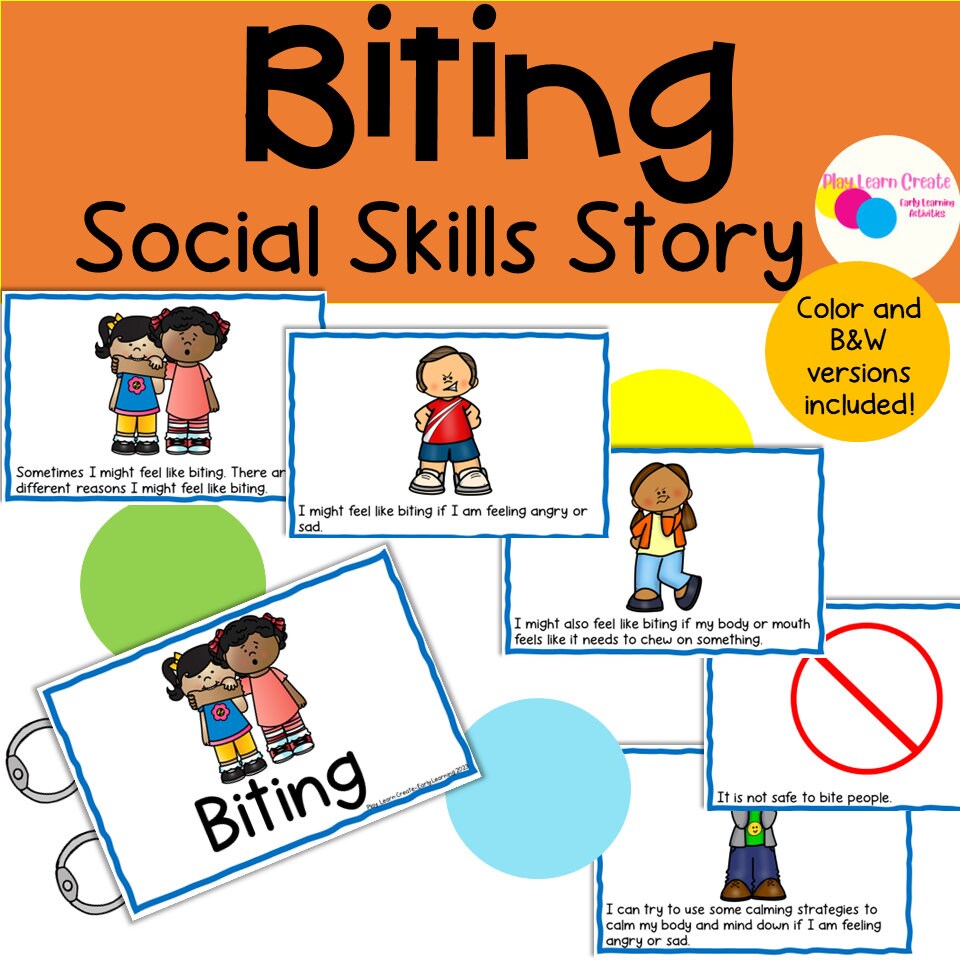 Body Safety Social Skills Story Bundle, Hitting Social Skills Story ...