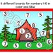 Printable Math Game for Preschool, Camping Theme Preschool, Camping ...