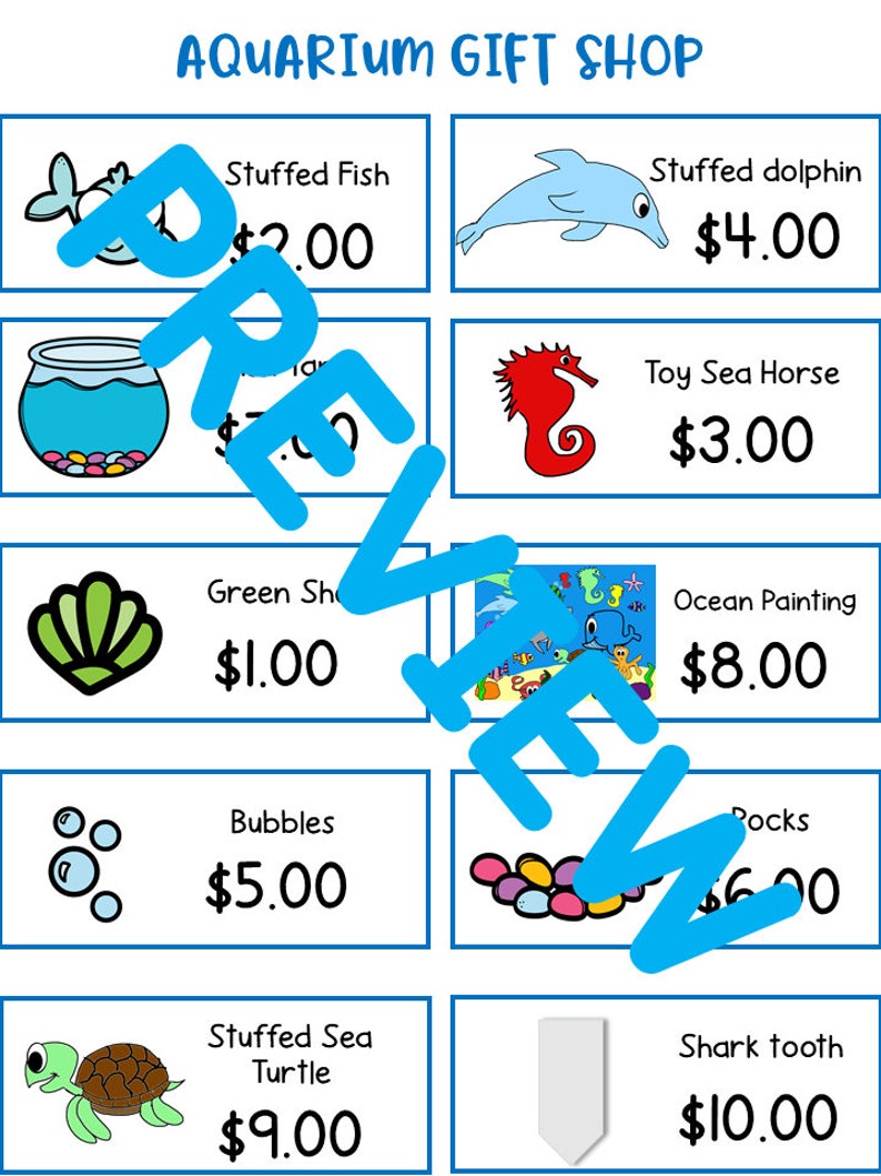 Pretend Play Aquarium, Dramatic Play for Preschool, Dramatic Play ...