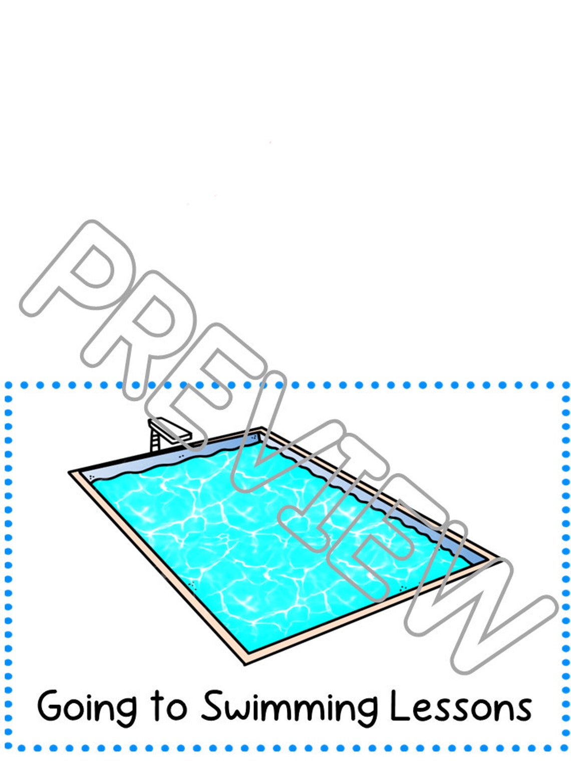 Swimming Lesson Social Skills Story, Printable Social Skills Story ...