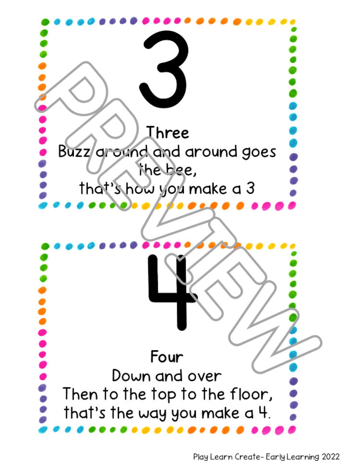 Number Activity Book, Number Printables for Preschool Math ...