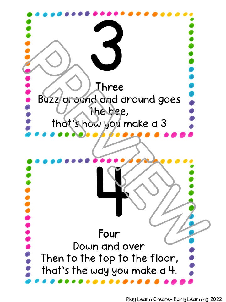 Number Activity Book, Number Printables for Preschool Math ...