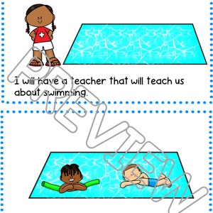 Swimming Lesson Social Skills Story, Printable Social Skills Story ...