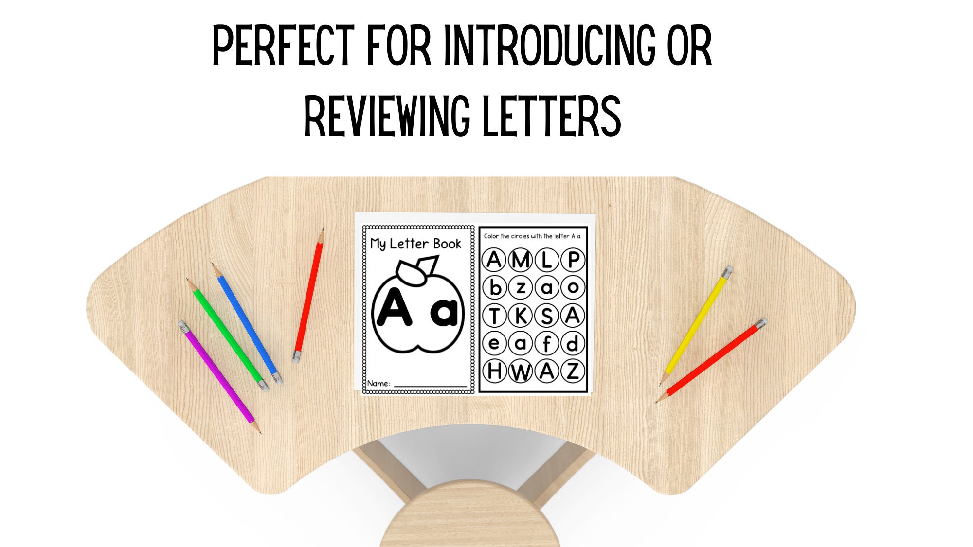 Printable Alphabet Books, Letter Books for Preschool, Letter Workbook ...