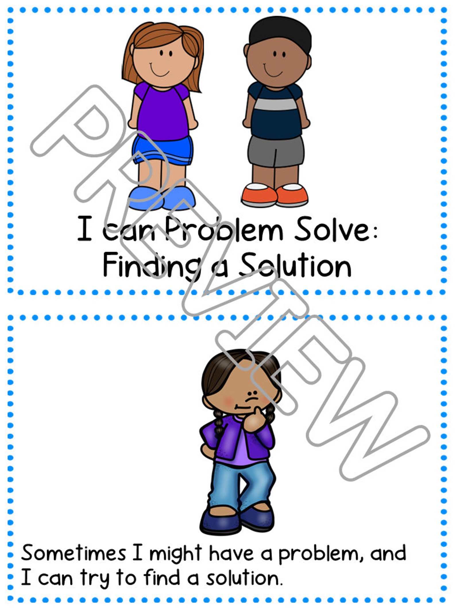 Problem Solving Strategies, Social Skills Story, Find a Solution ...