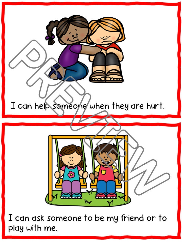 Kindness Social Skills Story, Social Skills for Preschool, Friendship ...