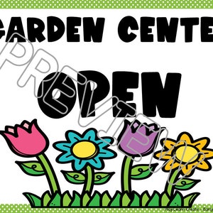 Garden Dramatic Play, Pretend Play Set, Garden Store Play, Preschool ...