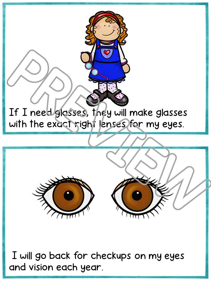 Going to the Eye Doctor Social Skills Story, Optometrist Social Skills ...