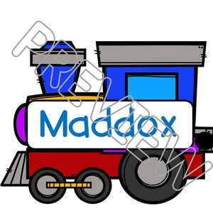 Printable Name Train, Custom Name Train, Train Learning, Train Puzzle ...