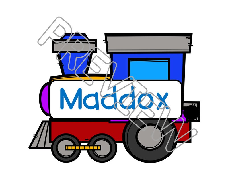 Printable Name Train, Custom Name Train, Train Learning, Train Puzzle ...