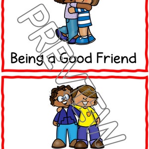 Being a Good Friend Social Skills Story, Friendship Social Skills Story ...